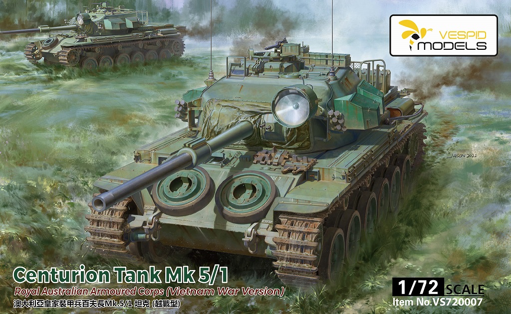 Vespid models 1:72 CENTURION TANK MK 5/1
